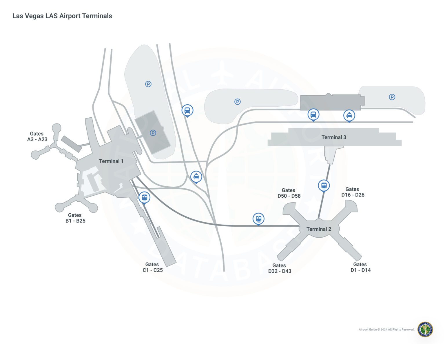 LAS Airport Code and How to Navigate Las Vegas McCarran - Airport ...