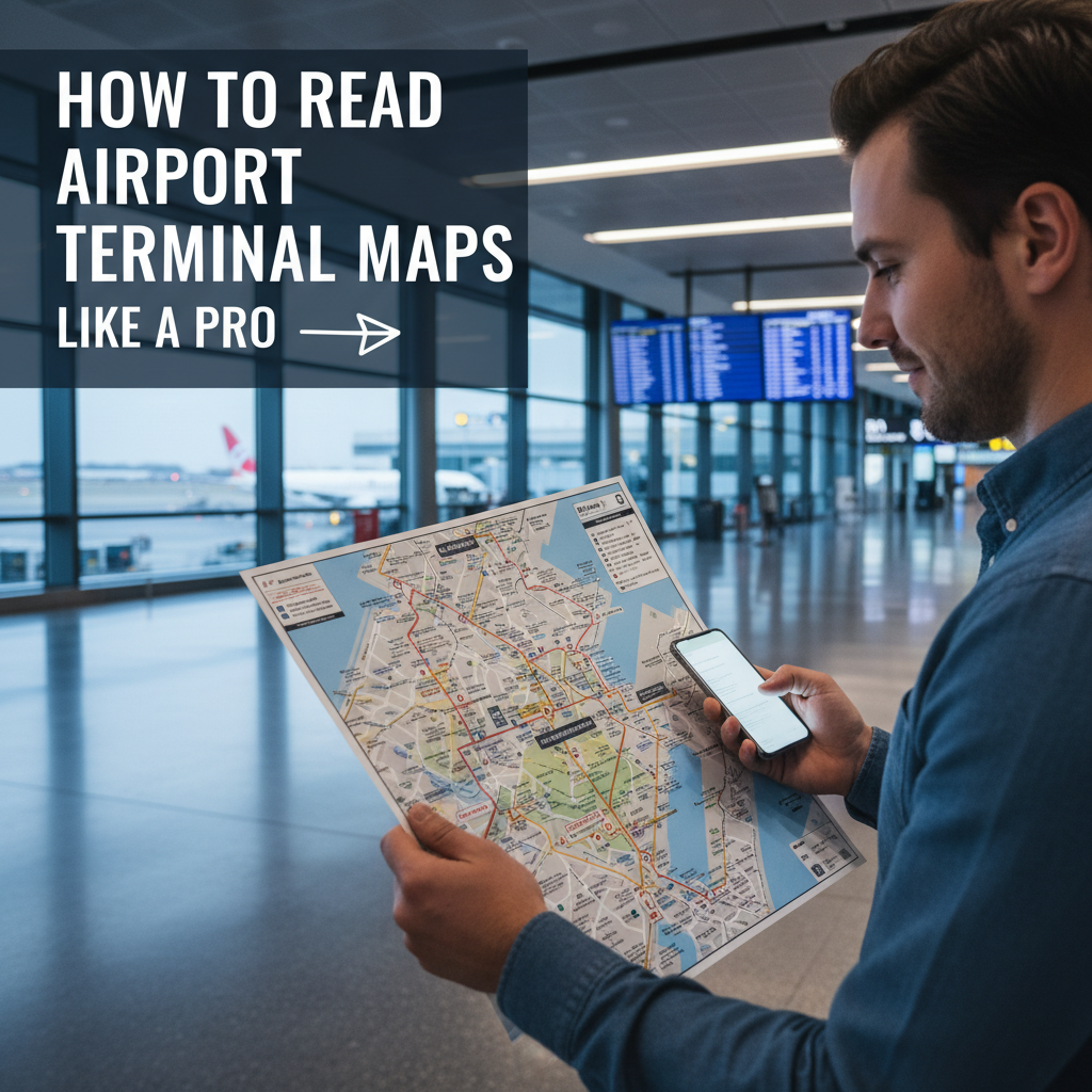 How to Read Airport Terminal Maps Like a Pro - Airport Guides World