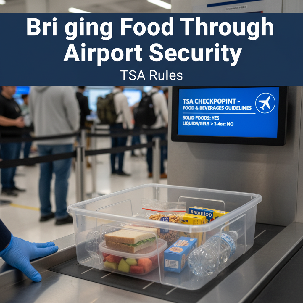 Bringing Food Through Airport Security TSA Rules - Airport Guides World